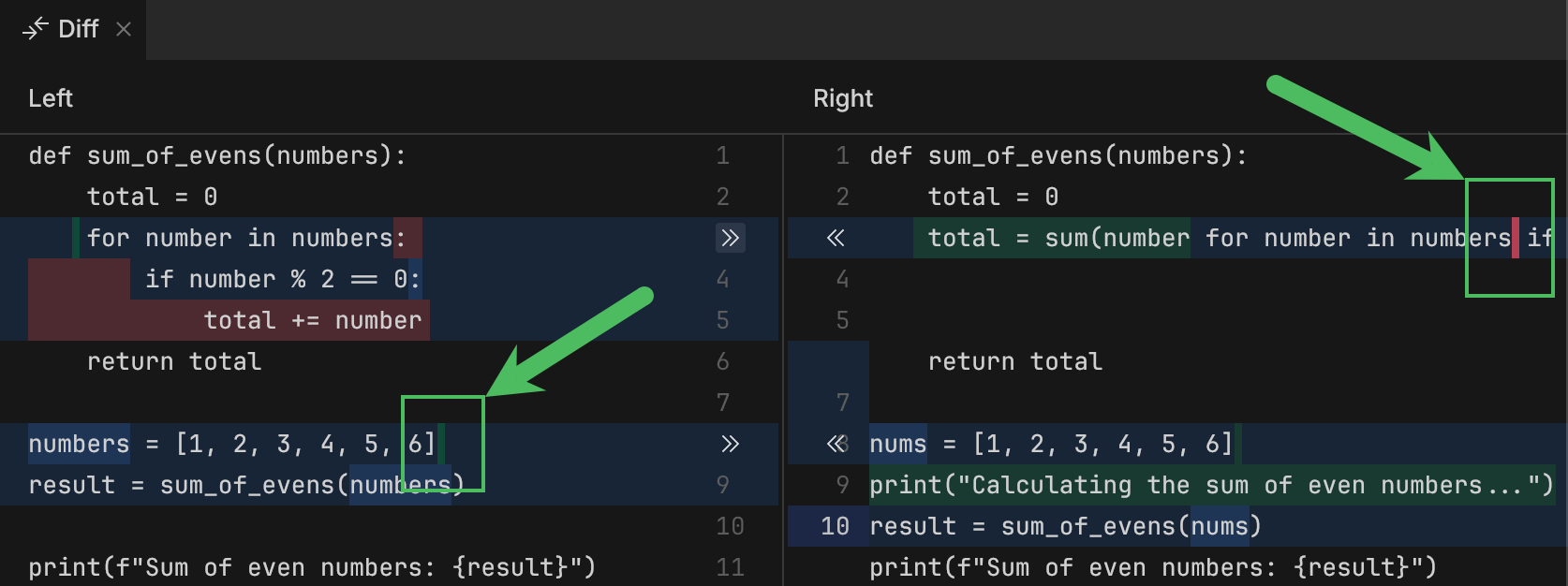 Compare Files And Text Sources JetBrains Fleet Documentation