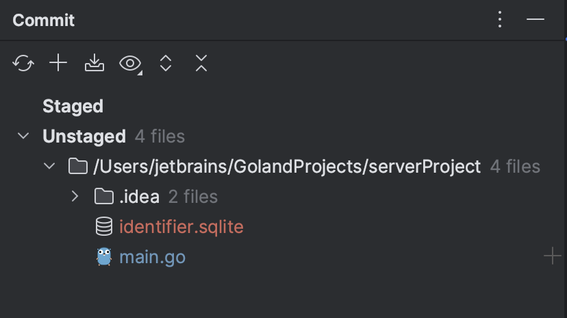 Commit And Push Changes To Git Repository GoLand Documentation