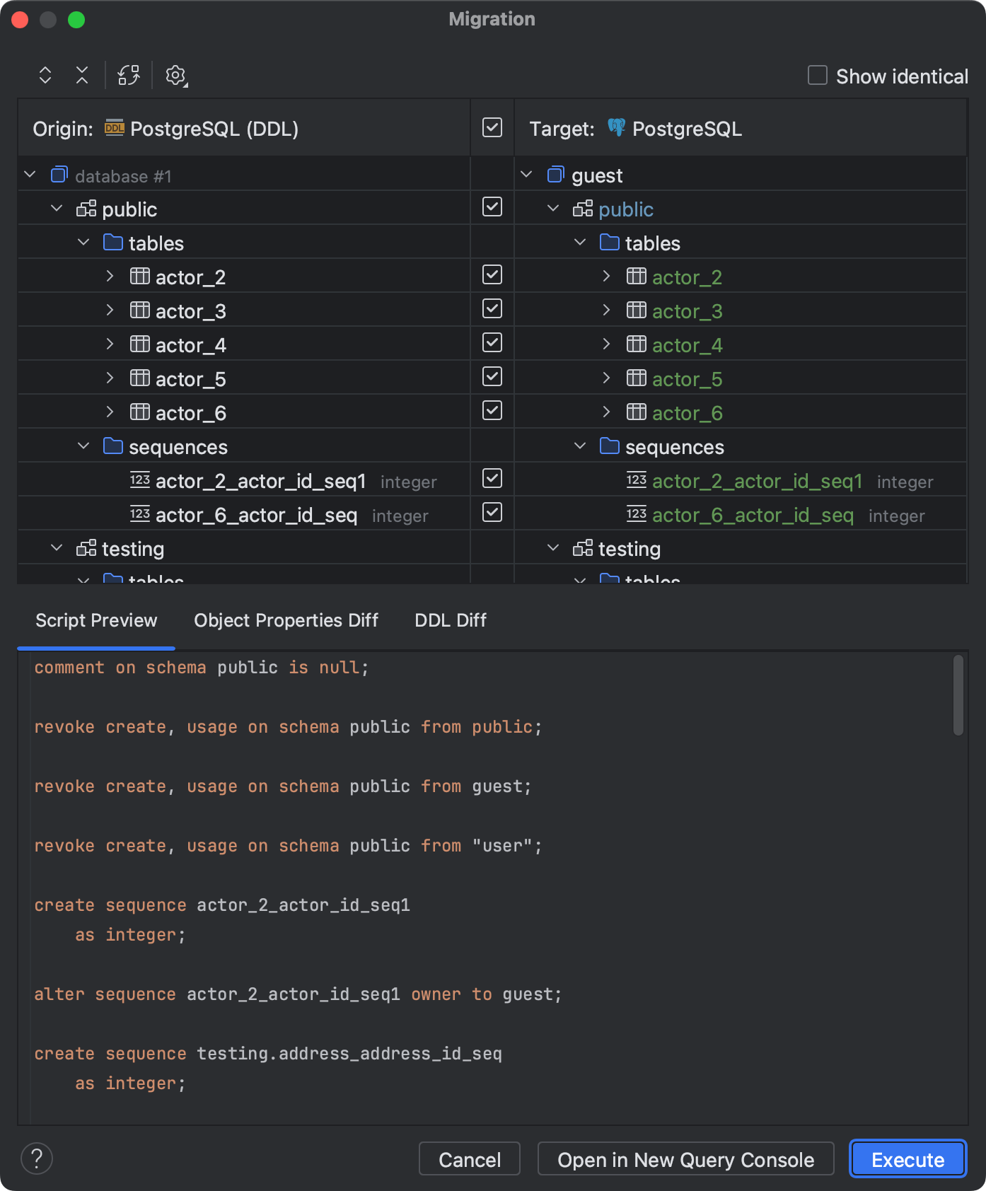 DDL Mappings IntelliJ IDEA Documentation