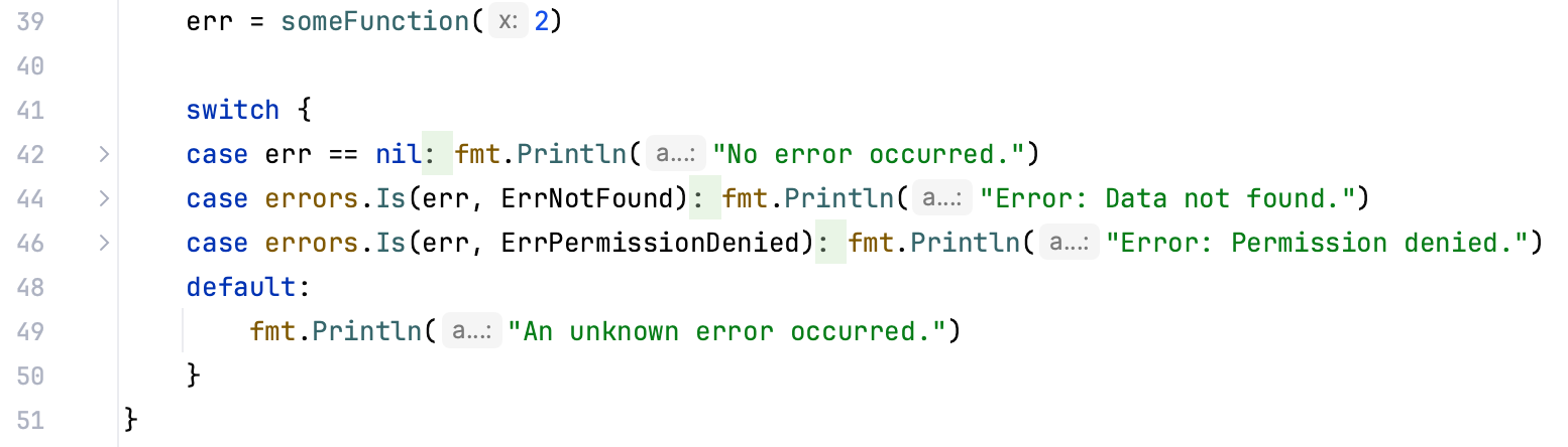 Code Folding GoLand Documentation