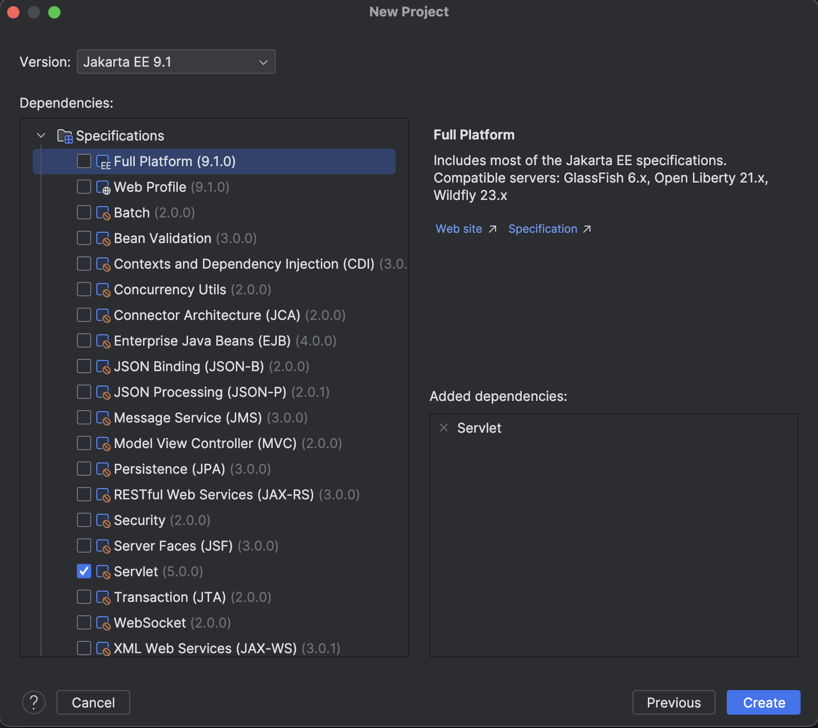 Tutorial Your First Jakarta EE Application IntelliJ IDEA Documentation