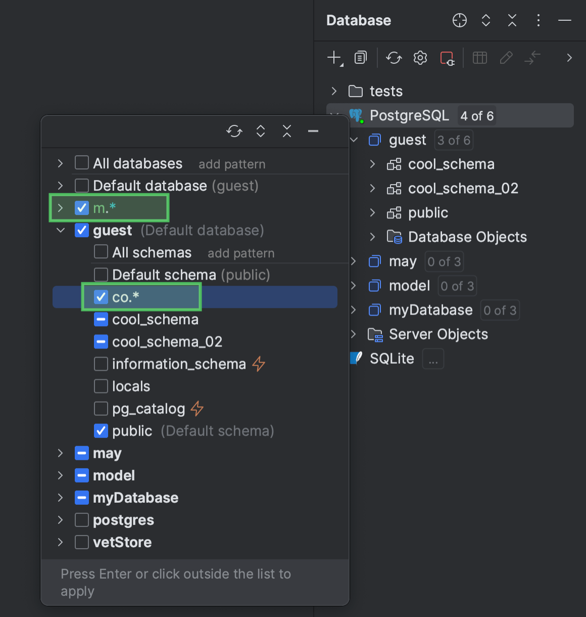 Databases Intellij Idea Documentation