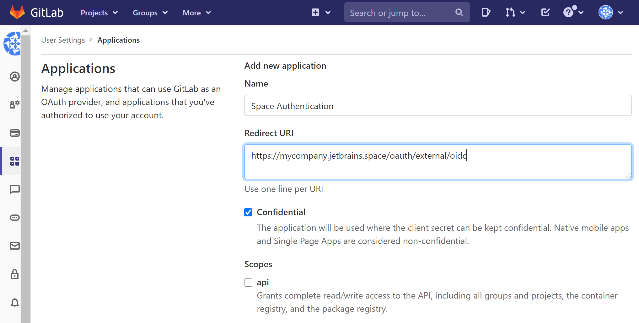 OpenID Connect Auth Module | JetBrains CodeCanvas Documentation
