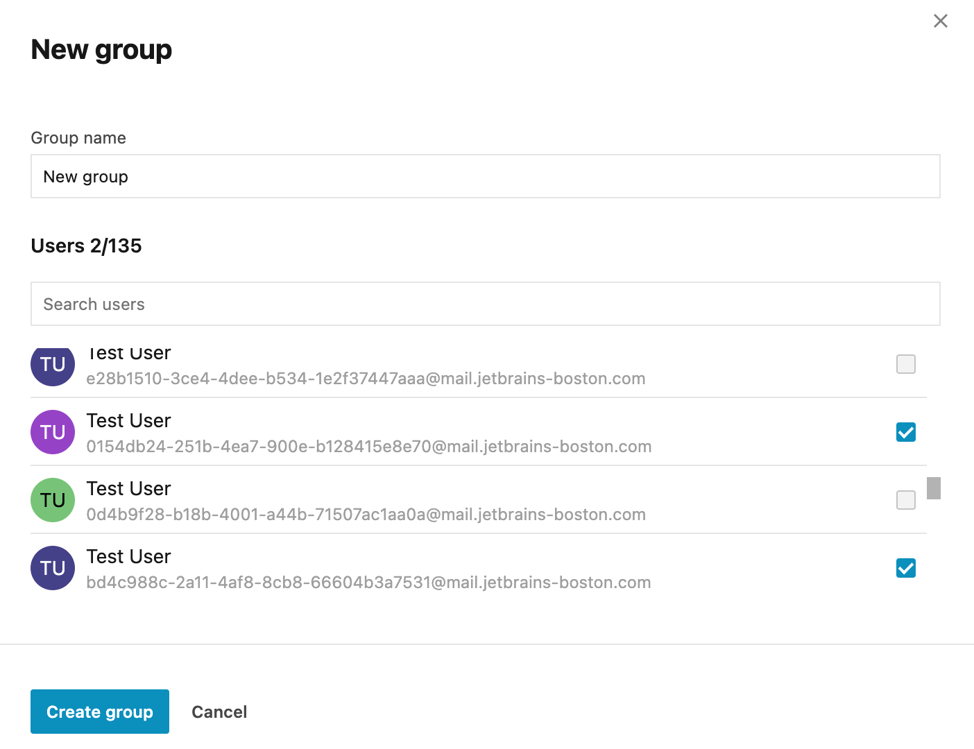 Manage user groups | Datalore Documentation