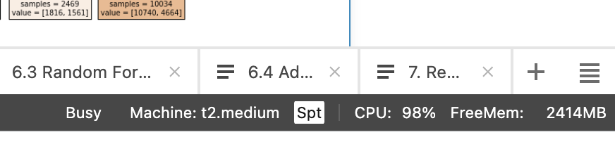 CPU and GPU machine options | Datalore Documentation