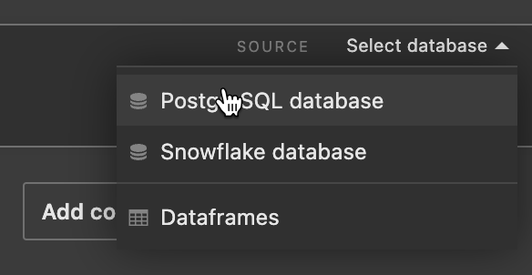 Query data with SQL cells | Datalore Documentation