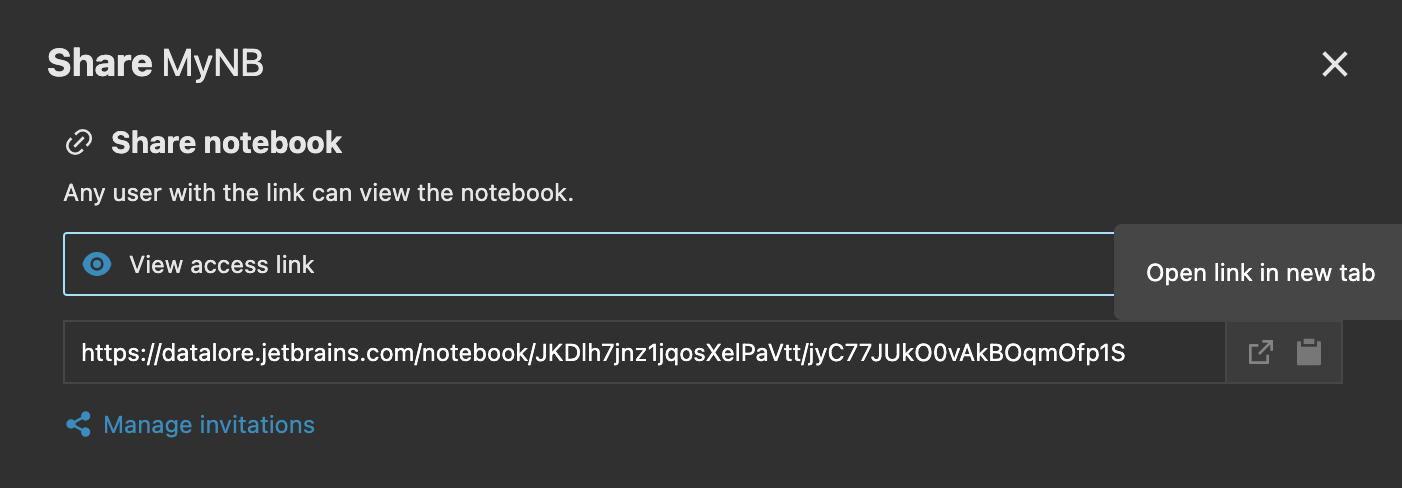 Quick start tutorial | Datalore Documentation