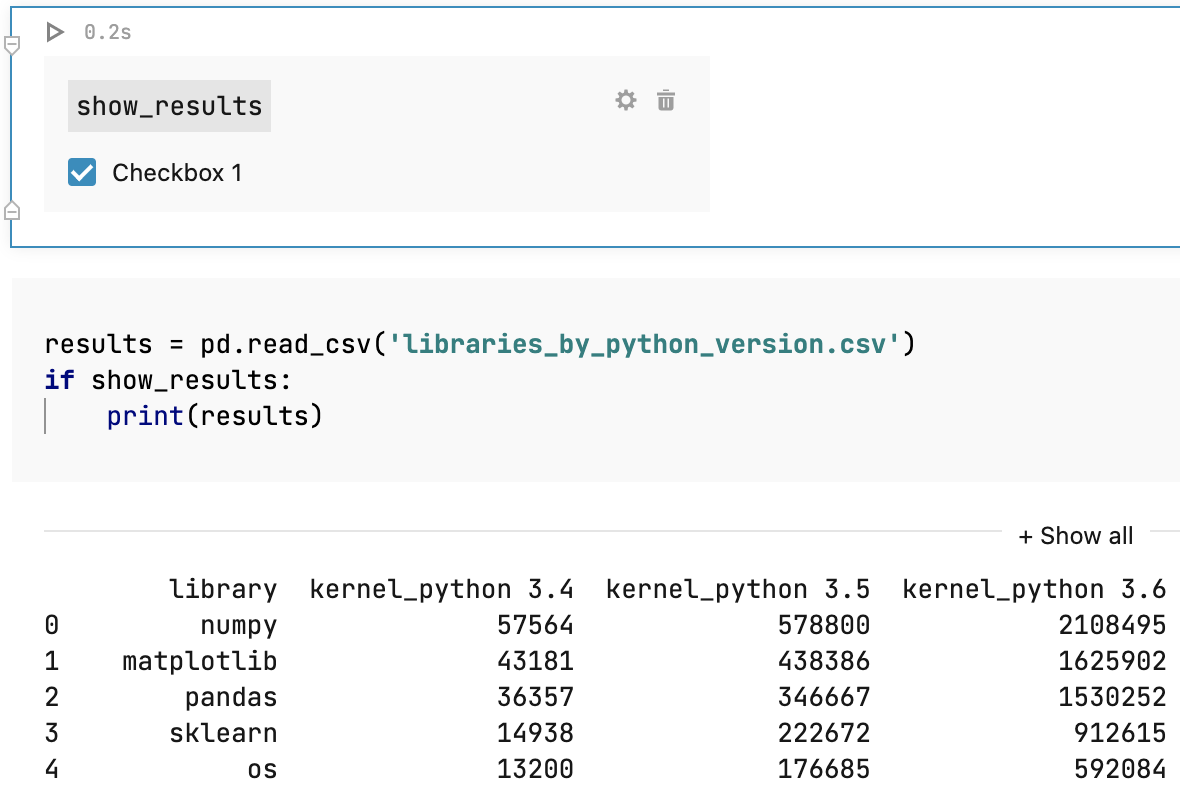 Make your output interactive | Datalore Documentation