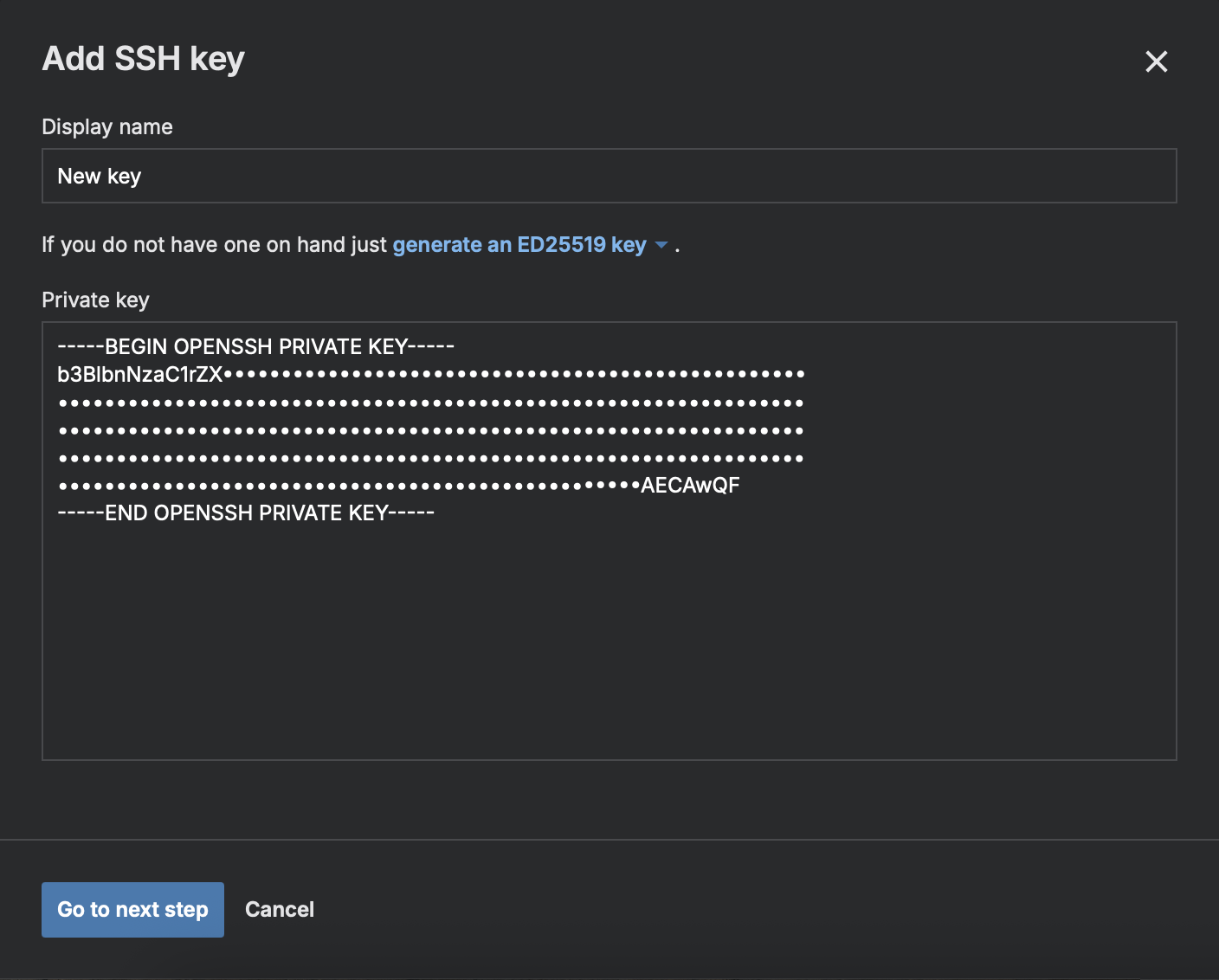 Add and manage SSH keys | Datalore Documentation