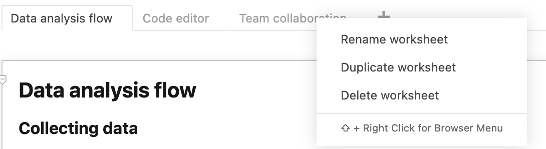 Learn editor basics | Datalore Documentation