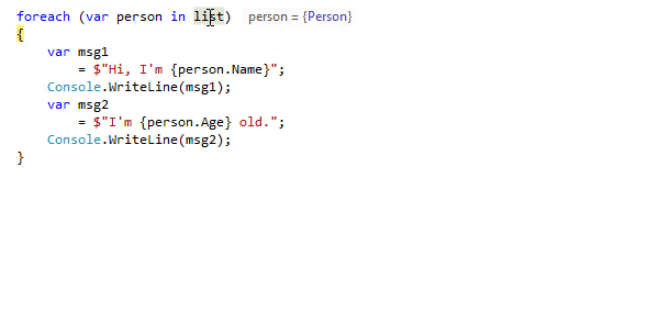 Visual helpers for debugger | ReSharper Documentation
