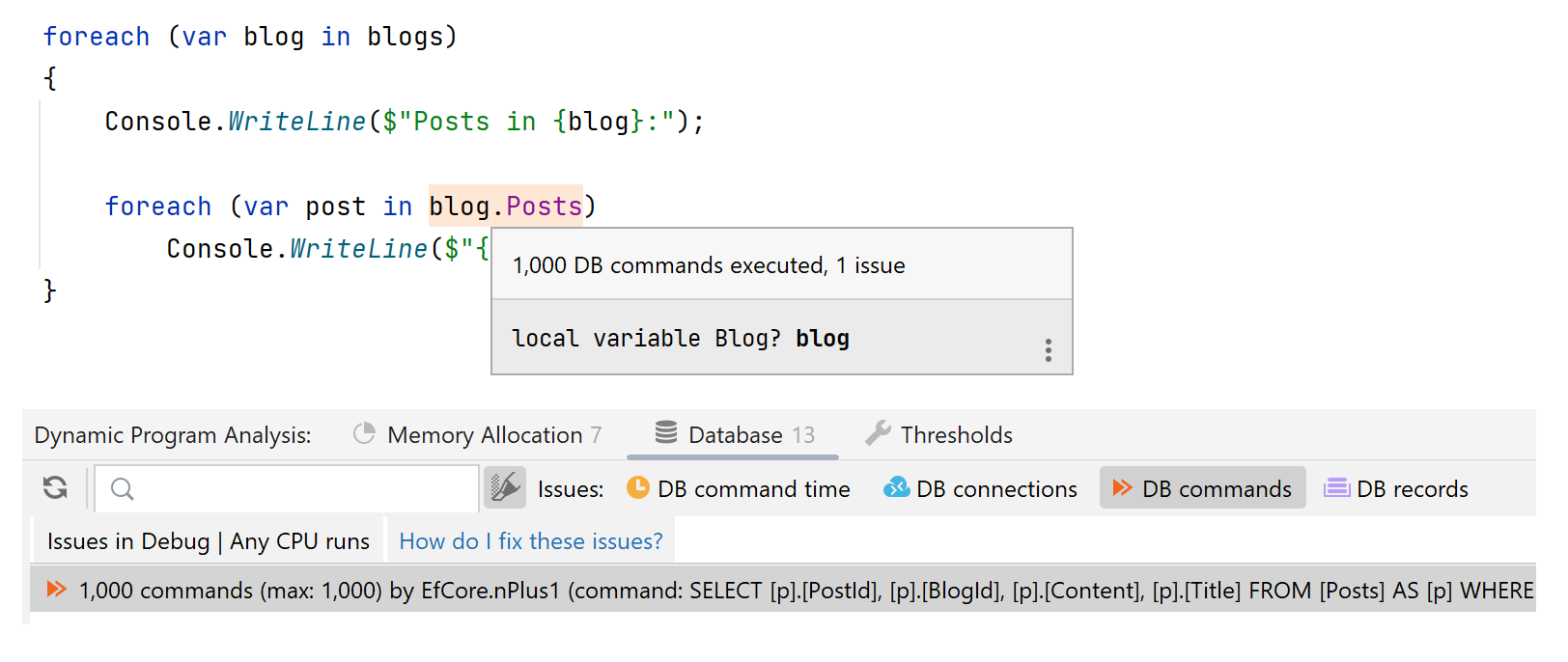 Fix database issues | ReSharper Documentation