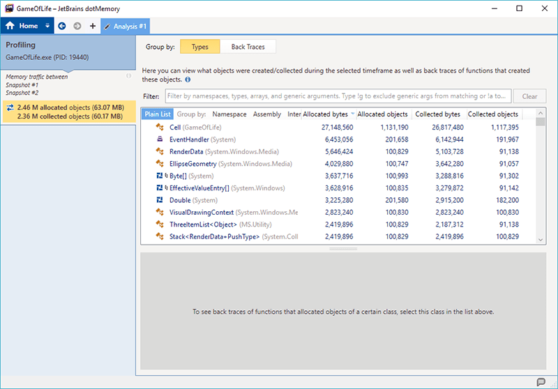 Optimize Memory Traffic Dotmemory Documentation 6447