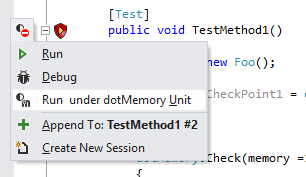 Get Started | dotMemory Unit Documentation