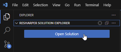 Manage .NET Solutions and projects | ReSharper for Visual Studio Code Documentation