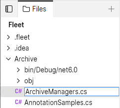 Manage .NET (C#) solutions, projects, and files | JetBrains Fleet