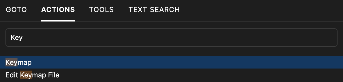 Keymap | JetBrains Fleet Documentation