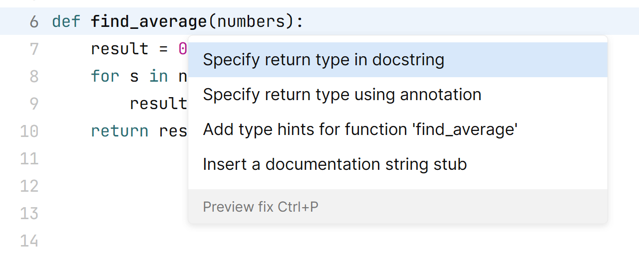 Coding assistance in Python | JetBrains Fleet Documentation