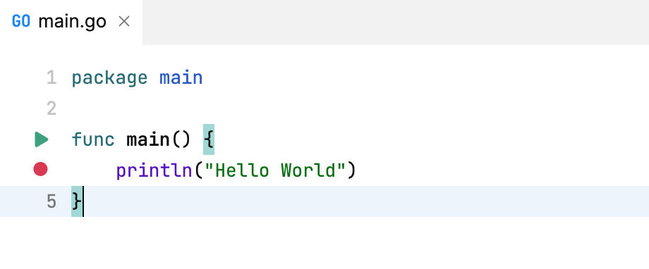Getting started with Go | JetBrains Fleet Documentation
