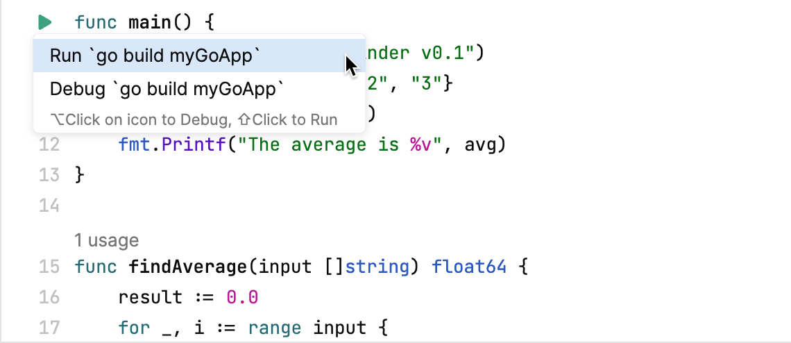 Debug Go code | JetBrains Fleet Documentation