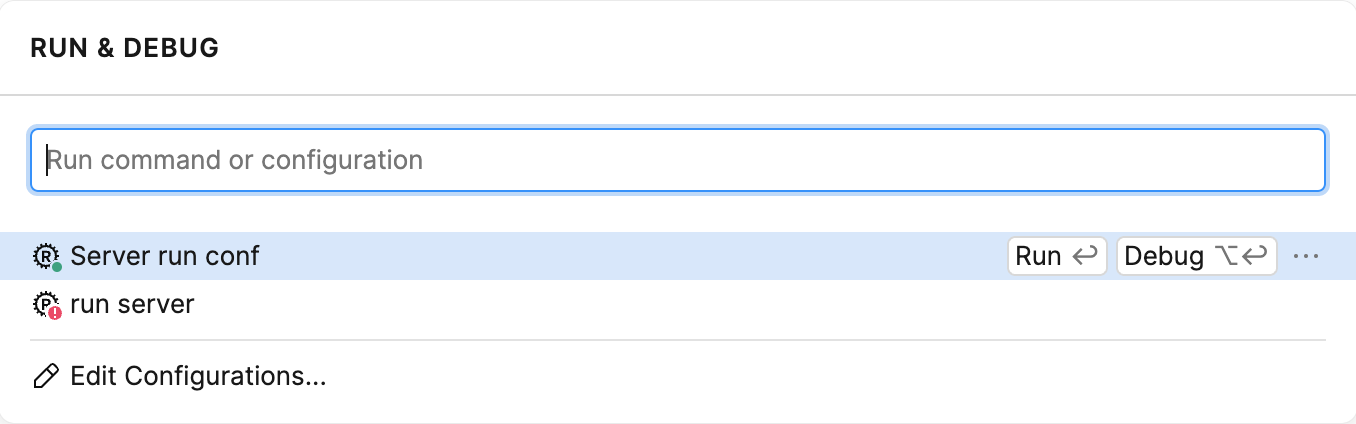 Run Rust code | JetBrains Fleet Documentation