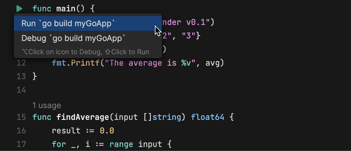 Debug Go code | JetBrains Fleet Documentation