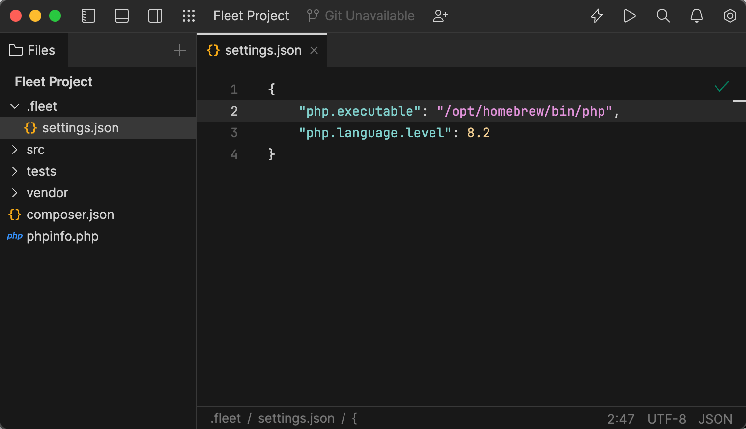 Getting Started With Php Jetbrains Fleet Documentation