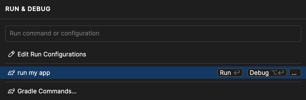 Run Java code | JetBrains Fleet Documentation