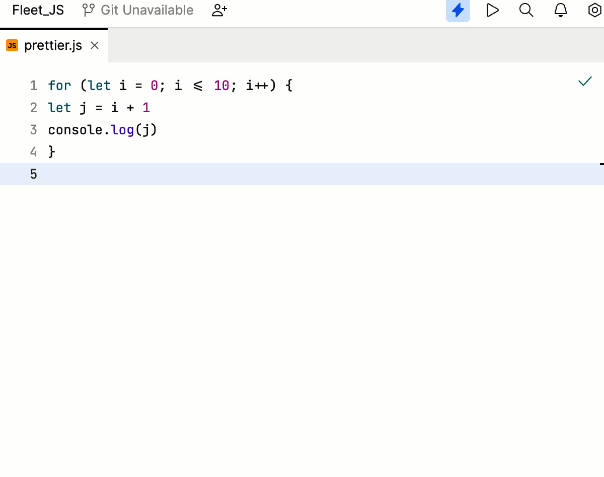 Getting started with JavaScript and TypeScript | JetBrains Fleet ...