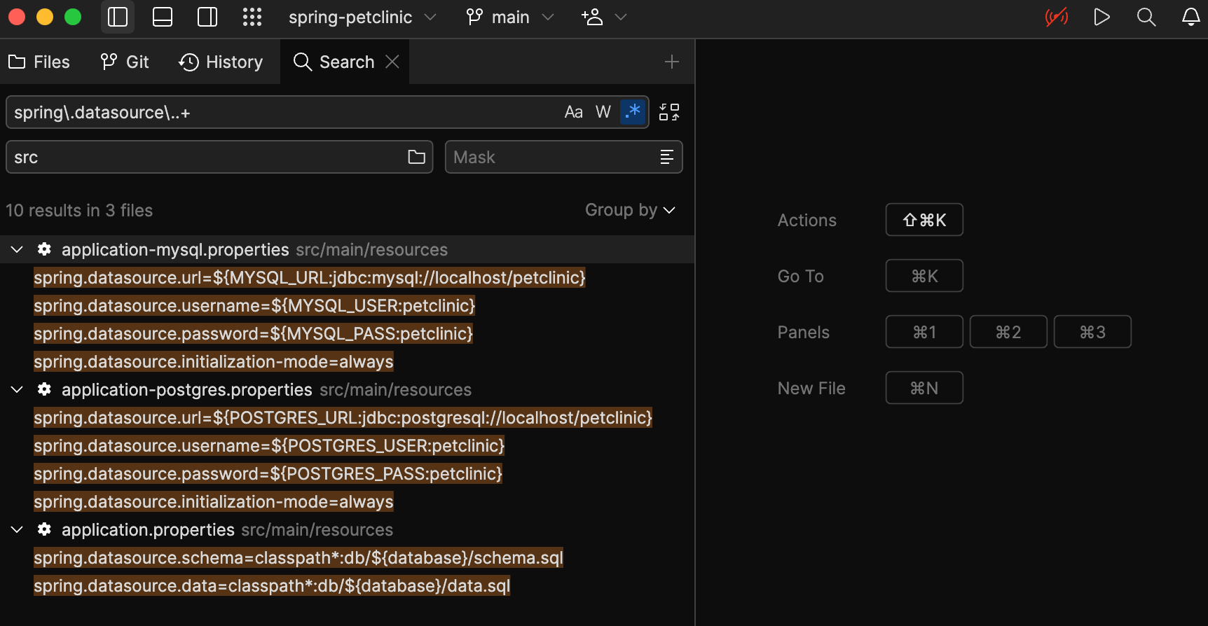 Search and navigate | JetBrains Fleet Documentation