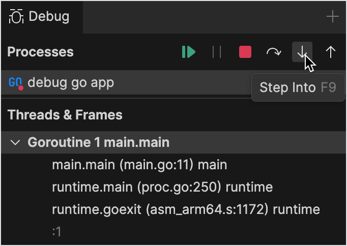 Debugging quickstart | JetBrains Fleet Documentation