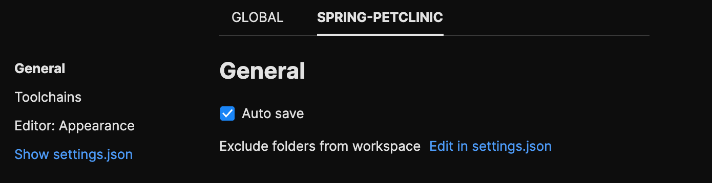 Workspace | JetBrains Fleet Documentation