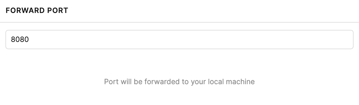 Forward ports | JetBrains Fleet Documentation