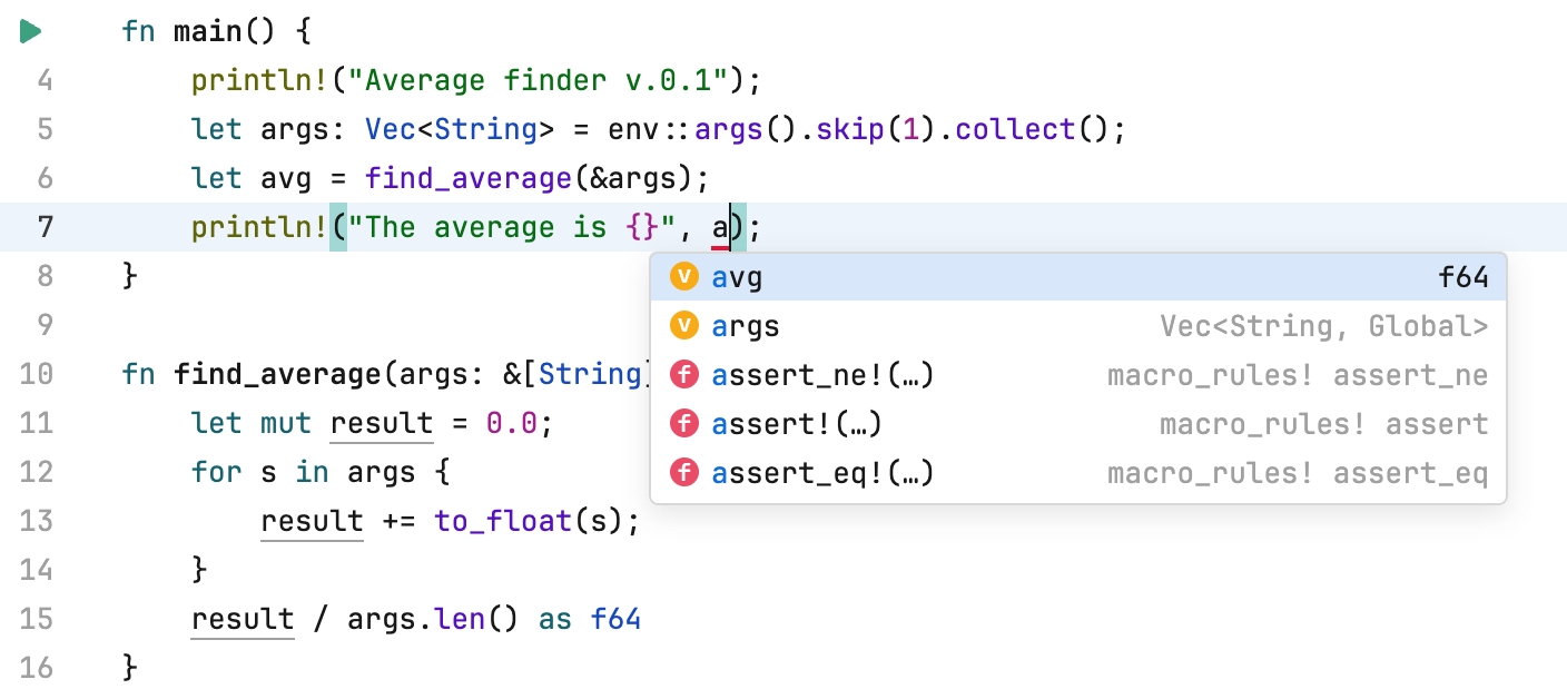 Coding assistance in Rust | JetBrains Fleet Documentation