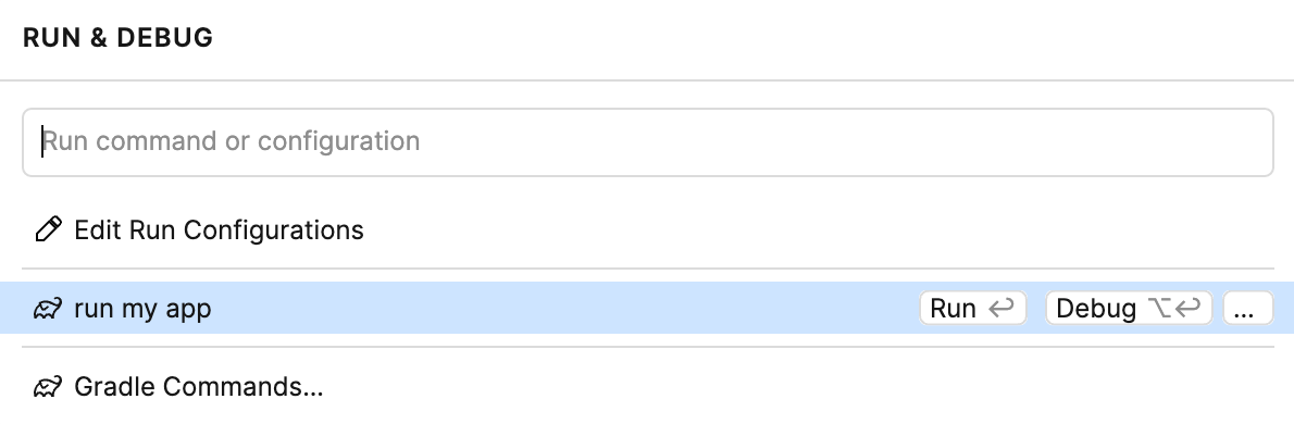 Run Java code | JetBrains Fleet Documentation