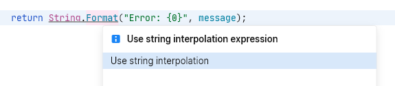 Code Analysis In C String Literals Jetbrains Fleet Documentation