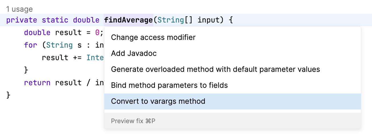Coding assistance in Java | JetBrains Fleet Documentation Coding assistance in Java | JetBrains Fleet Documentation