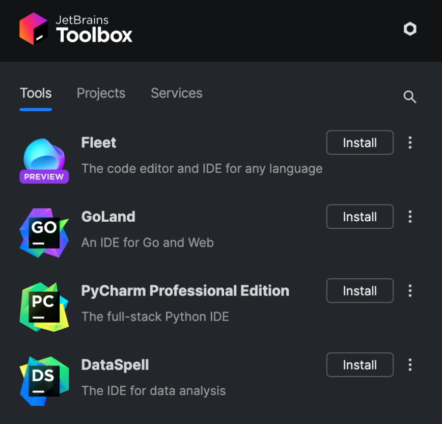 Installation Jetbrains Fleet Documentation