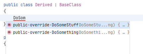 Code completion in C# | JetBrains Fleet Documentation