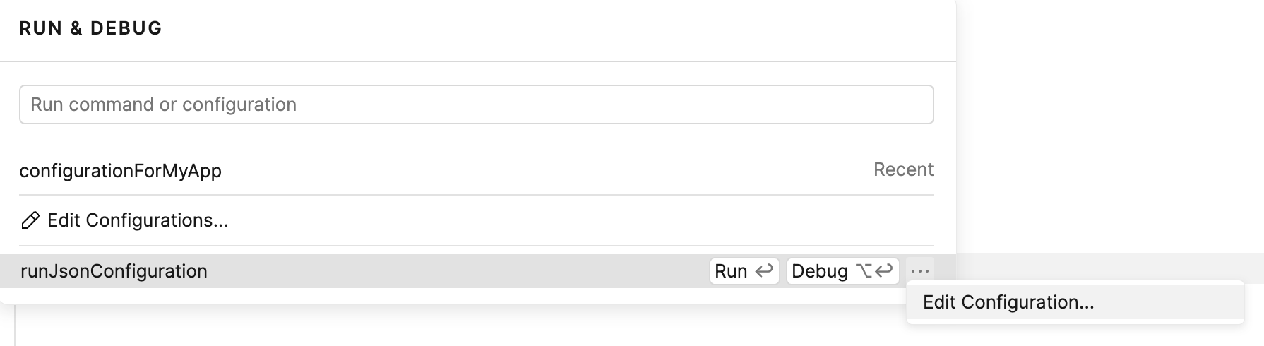 Go run configurations | JetBrains Fleet Documentation