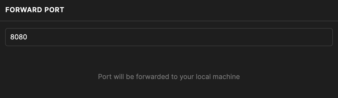 Forward ports | JetBrains Fleet Documentation