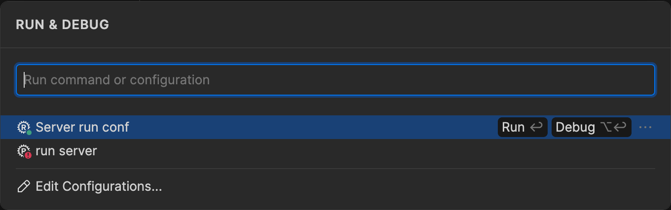 Run Rust code | JetBrains Fleet Documentation