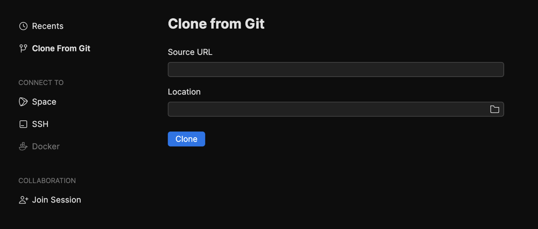 Set up a Git repository | JetBrains Fleet Documentation