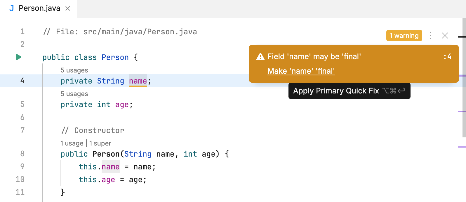 Coding Assistance In Java Jetbrains Fleet Documentation 7262