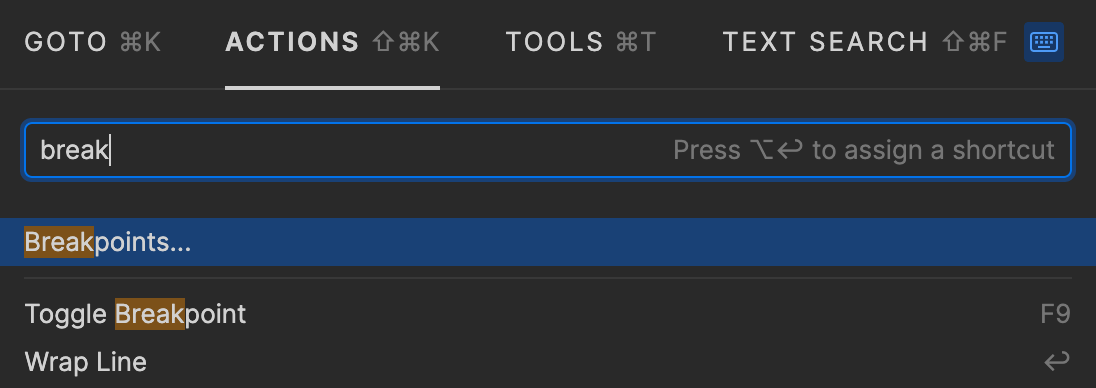 Breakpoints Jetbrains Fleet Documentation
