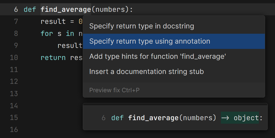 Coding assistance in Python | JetBrains Fleet Documentation