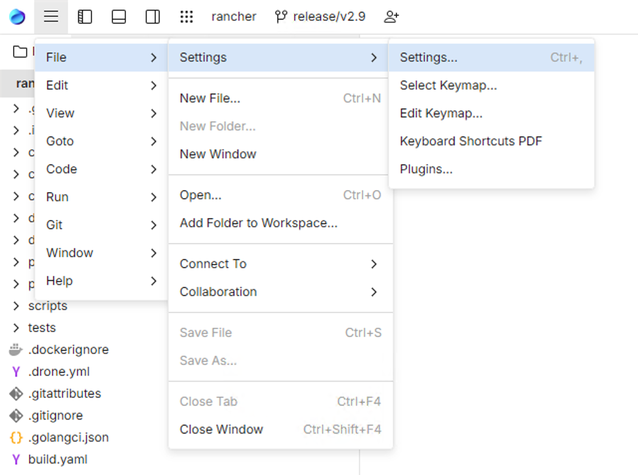 Workspace | JetBrains Fleet Documentation