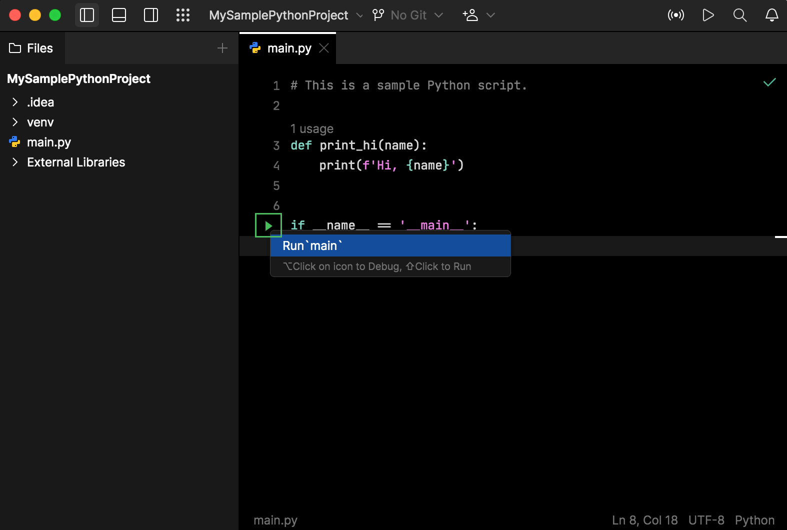 Getting started with Python | JetBrains Fleet Documentation
