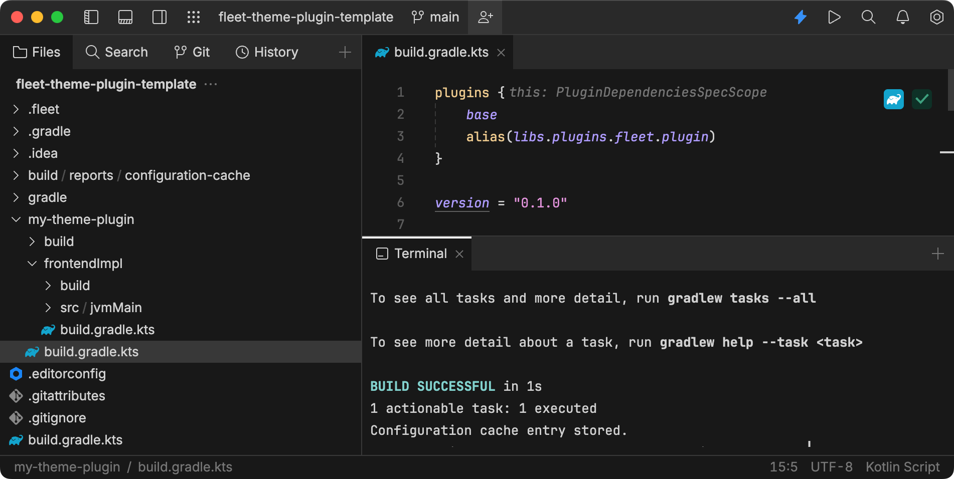 Quick start guide: building a theme plugin in Fleet | JetBrains Fleet ...