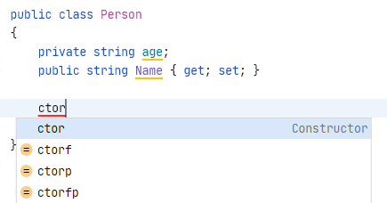 Code completion in C# | JetBrains Fleet Documentation